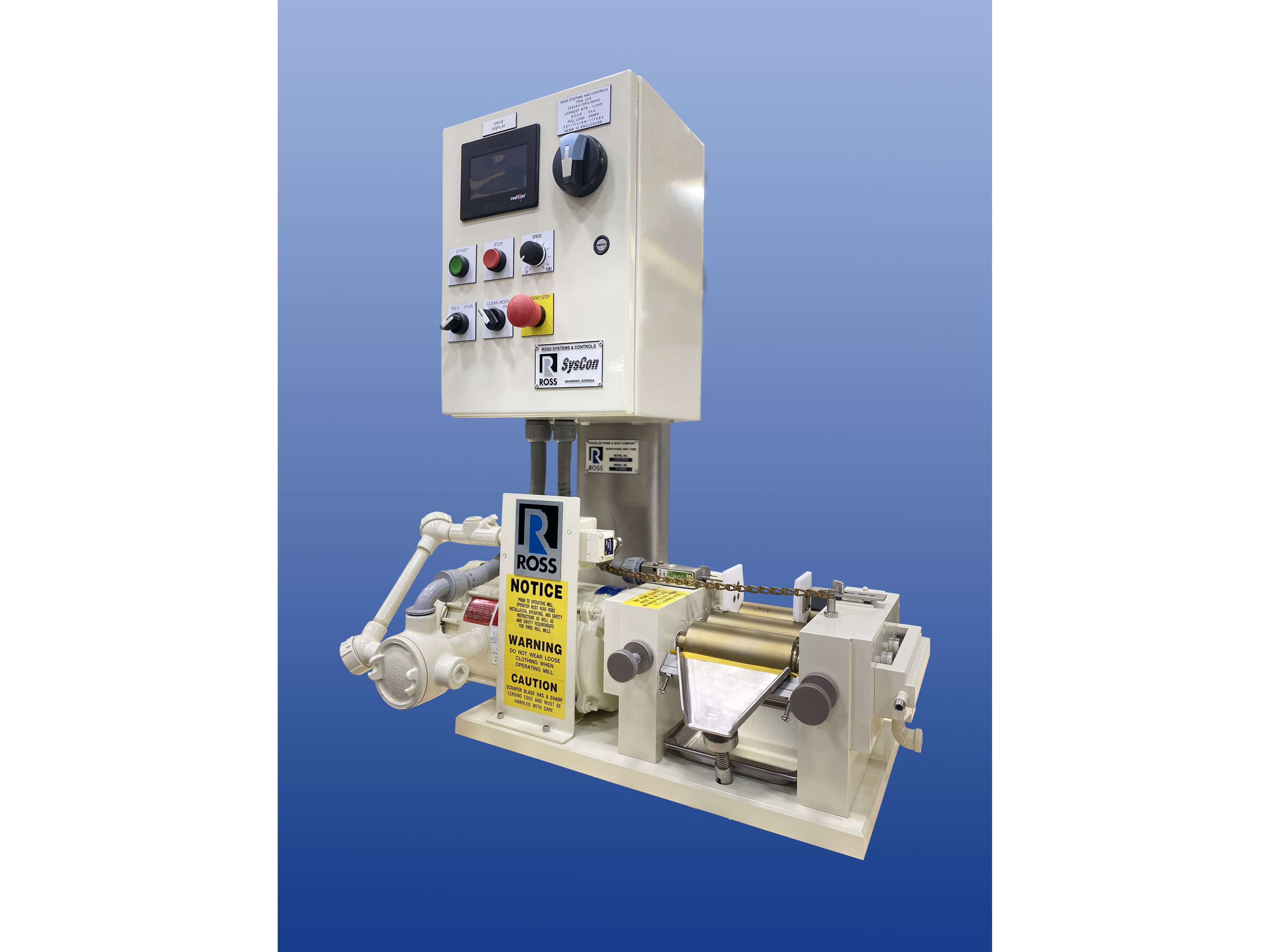 Heavy-duty Three Roll Mills for High Viscosity Dispersions | American ...